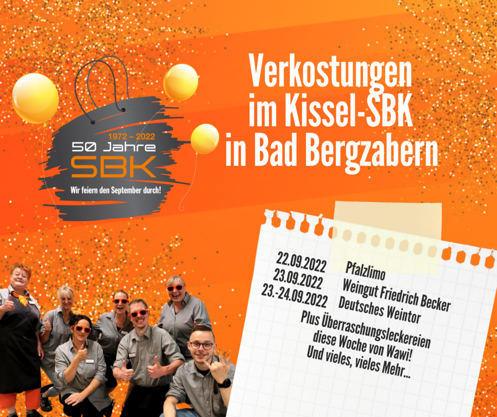 50 Jahre SBK - Genießen Sie Leckereien in unserer Verkostungswoche ...