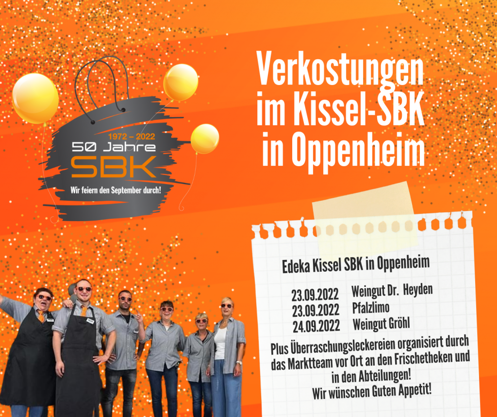 50 Jahre SBK - Genießen Sie Leckereien in unserer Verkostungswoche ...